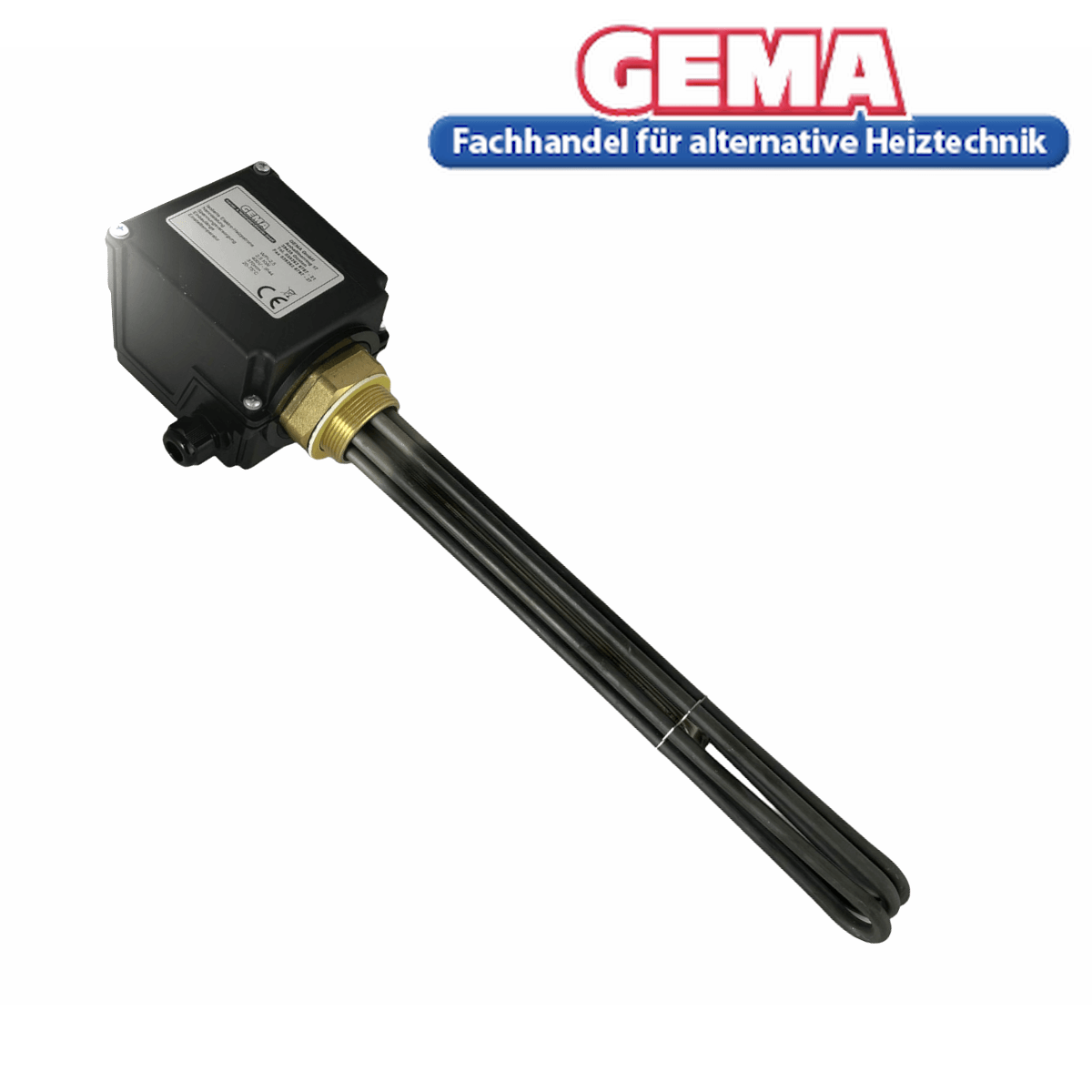 Heizstab Heizpatrone 4,5 kW AG 1 ½“ Notheizung PV geeignet - GEMA Shop