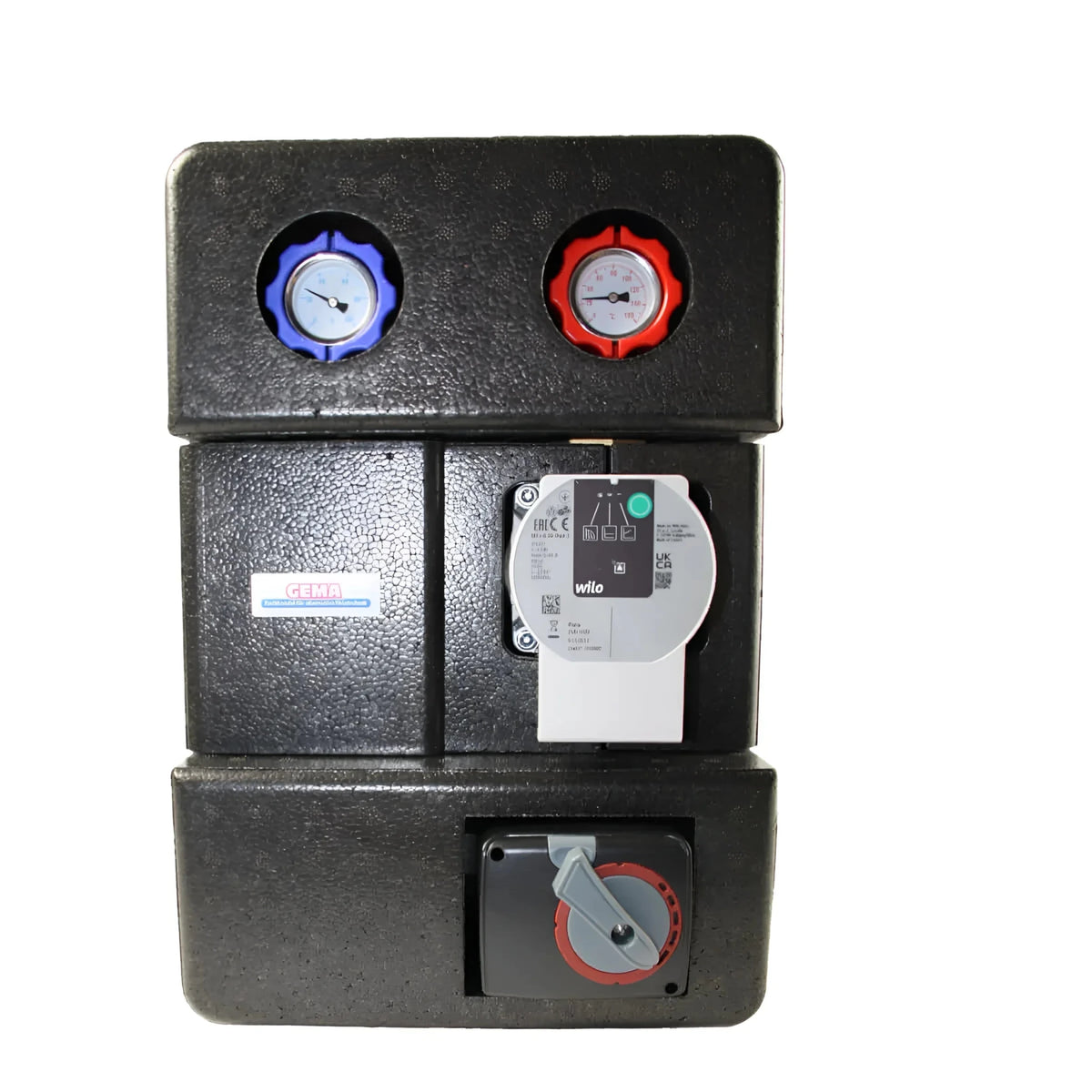 GEMA Pump Group DN25 with 3-Way Mixing Valve - GEMA Shop
